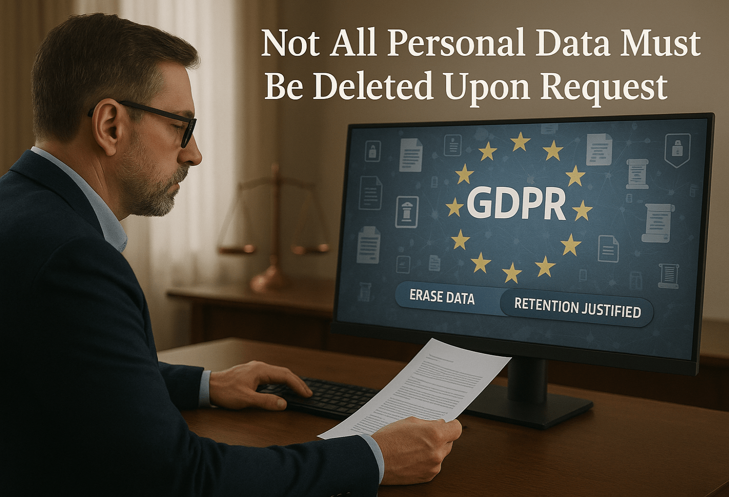 Why Not All Personal Data Must Be Deleted Upon Request - 22Academy